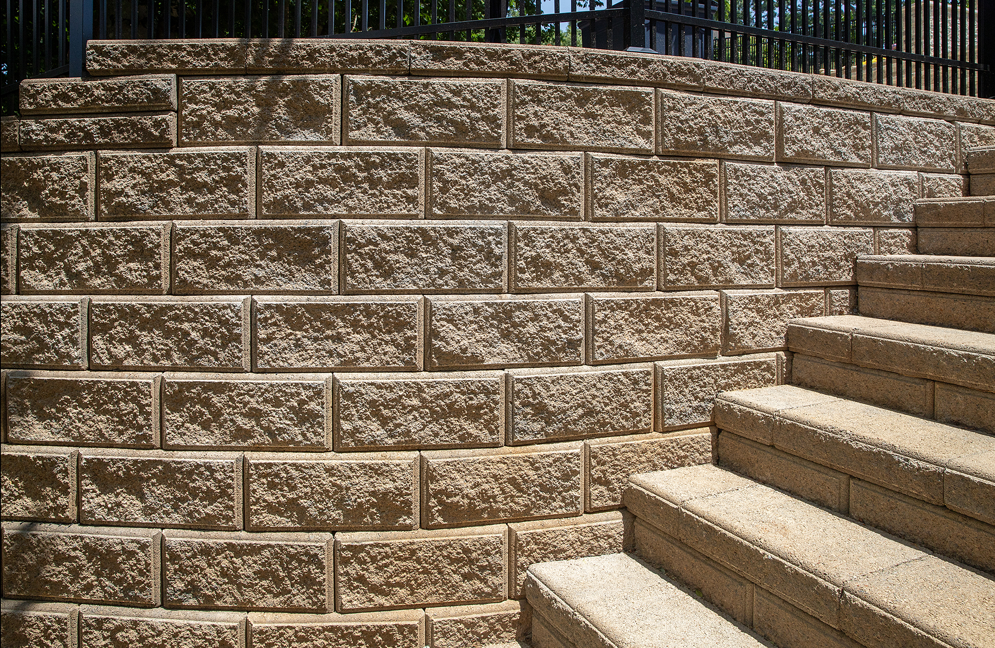 Interlock Retaining Wall Project - Johnson Concrete Products