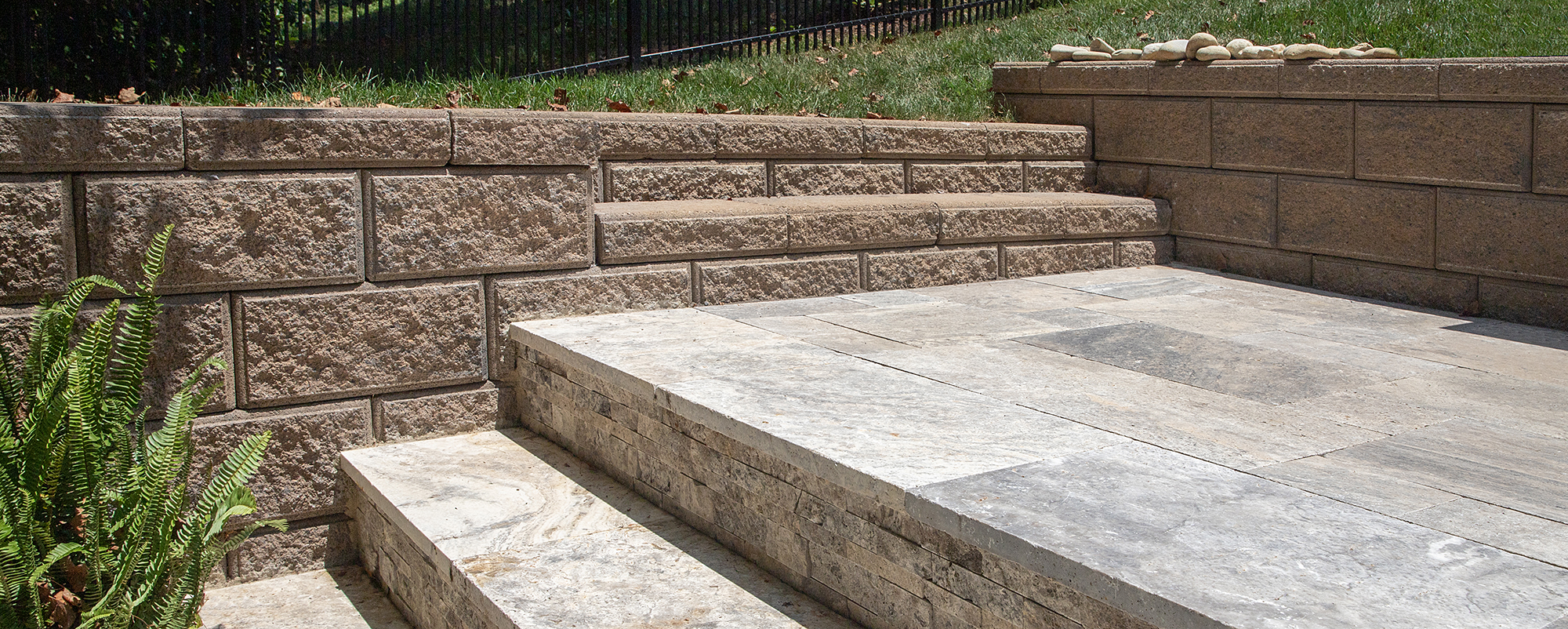 Interlock Retaining Wall Project - Johnson Concrete Products
